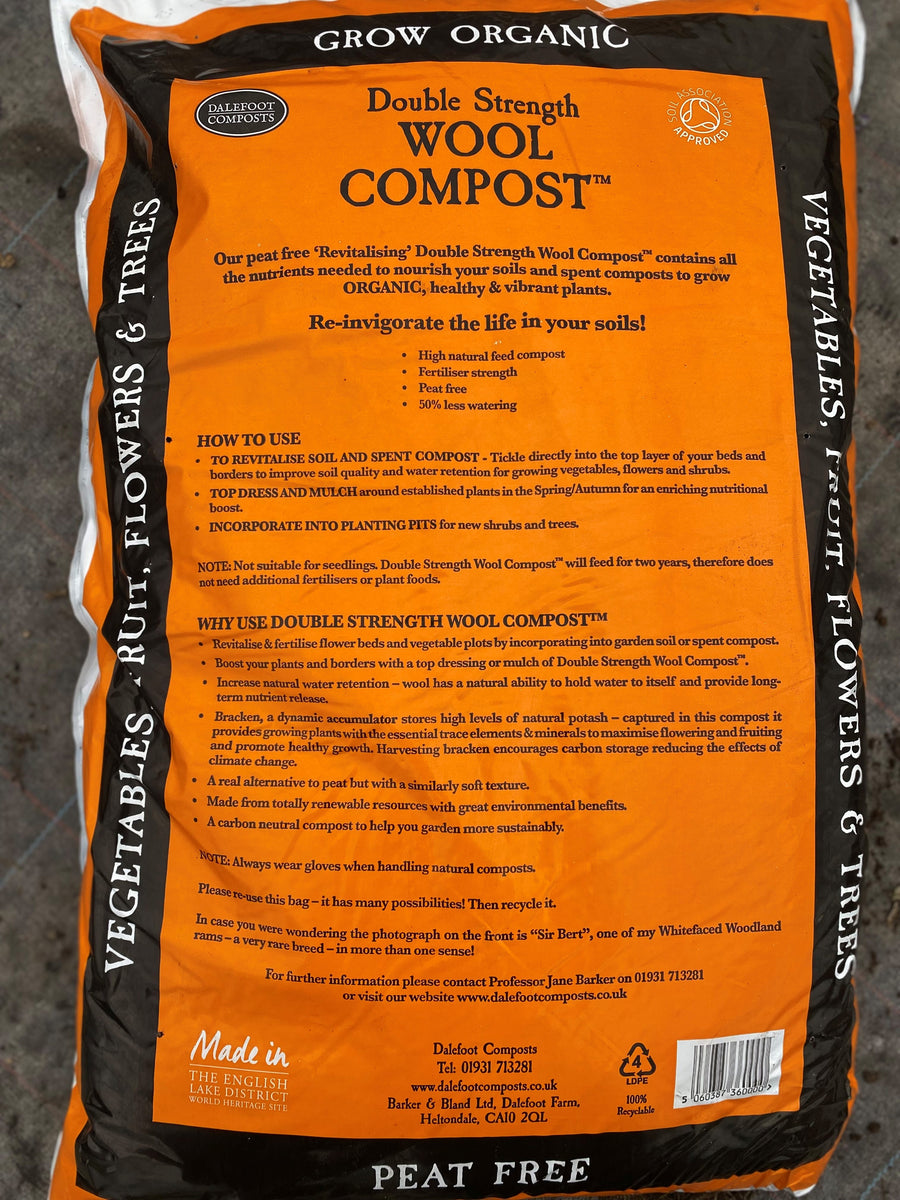 *New & Improved* 30L Double Strength Peat Free Wool Compost *LONDON ...